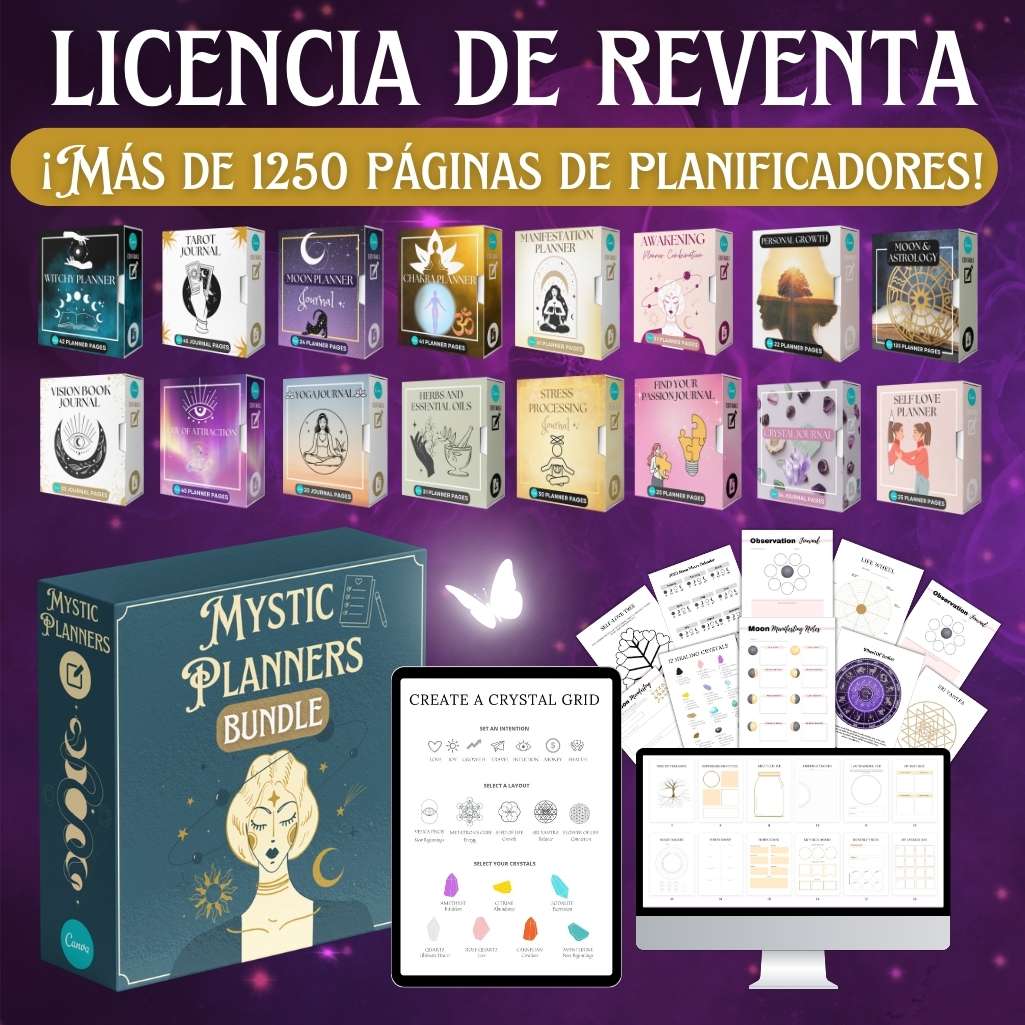 Mystic Planners Bundle - Español (LICENCIA DE REVENTA MASTER ...