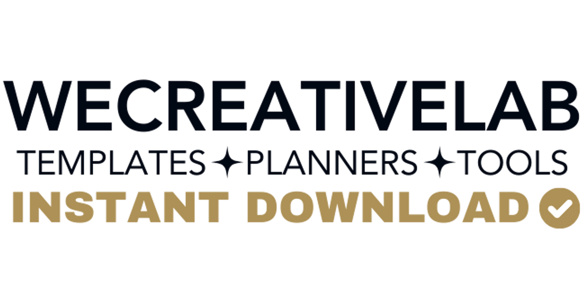 Step-by-Step Guide: Using Your Digital Planner. – wecreativelab